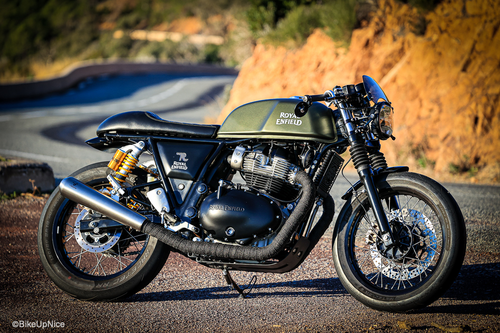 NOUVELLE PREPARATION ROYAL ENFIELD CONTINENTAL GT650 - Bike'Up Nice